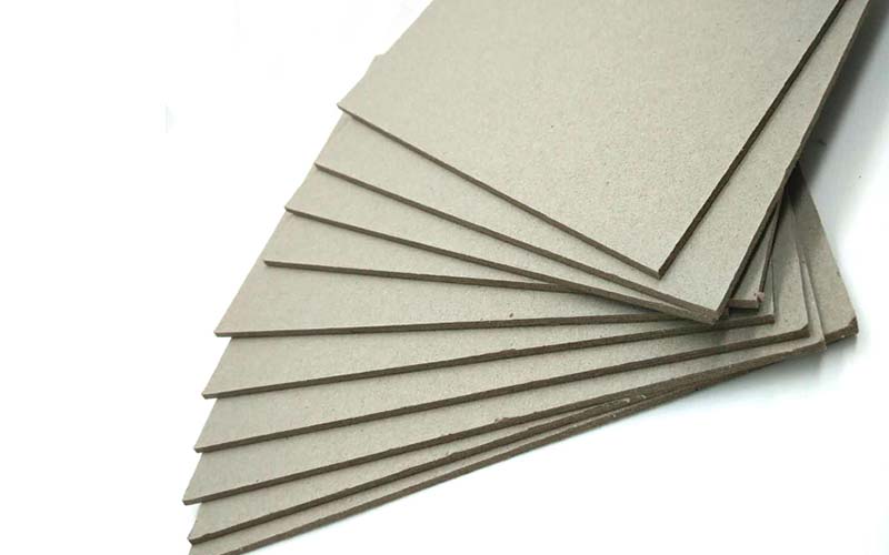 2mm grey board and cardboard paper sheets on New Bamboo Paper