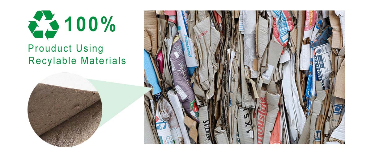 Recycled Rigid Grey Cardboard Sheets Hard Paperboard